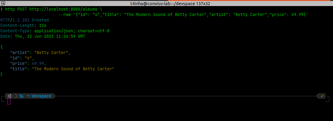Go Restful Api A Restful Web Service Api With Go And The Gin Web Framework Gin Powered By